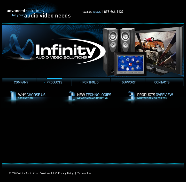 Infinity Audio Video Solutions - Products